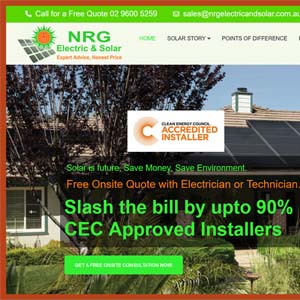 NRG Electric and Solar - web-design-